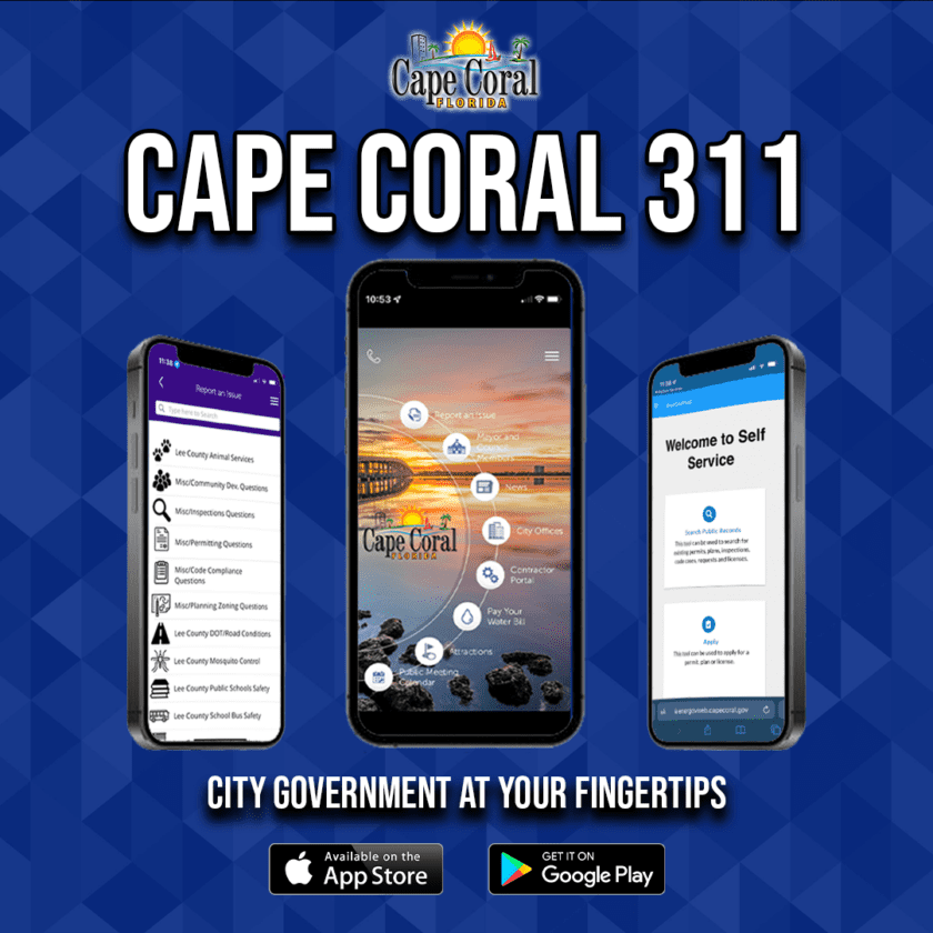 City encourages residents to use 311 mobile phone app - Cape Coral Breeze